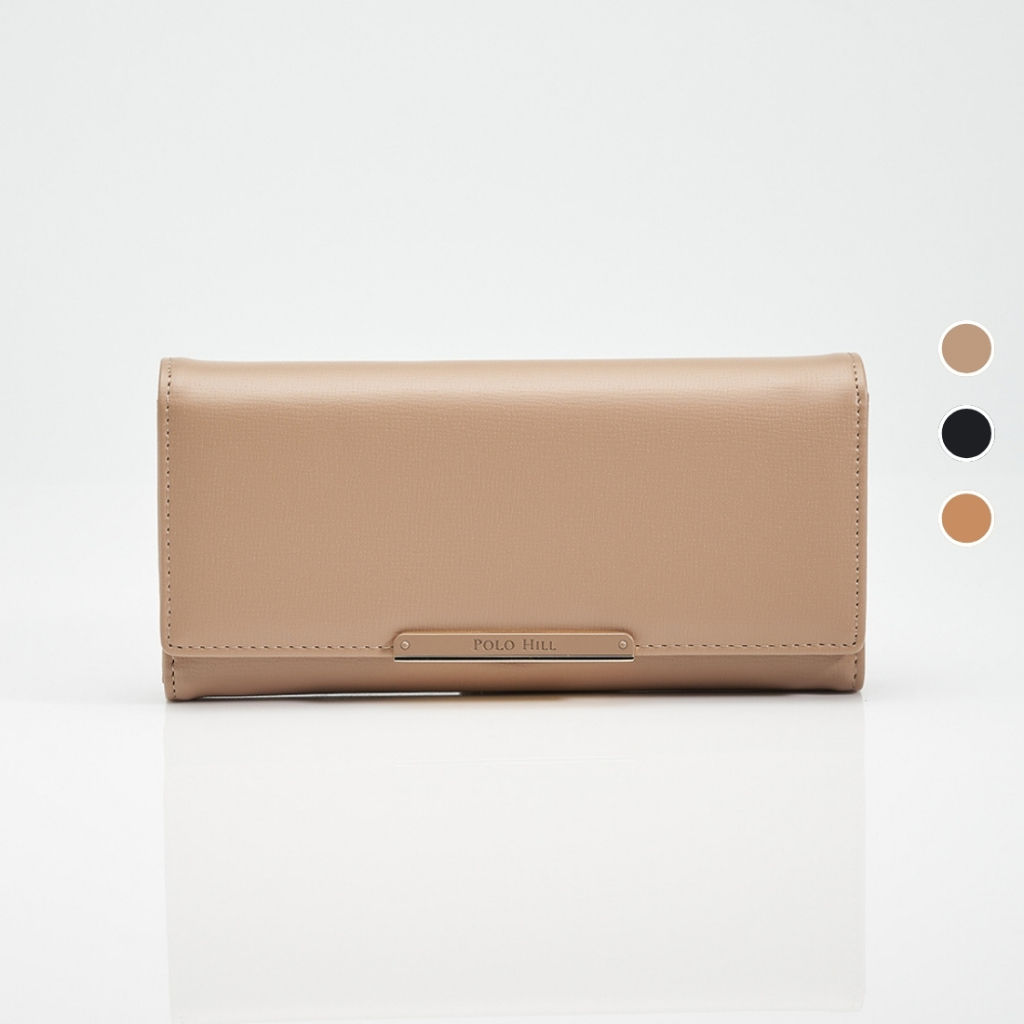 POLO HILL Ladies Tri-Fold Long Wallet PLWS-LW198 | Shopee Malaysia