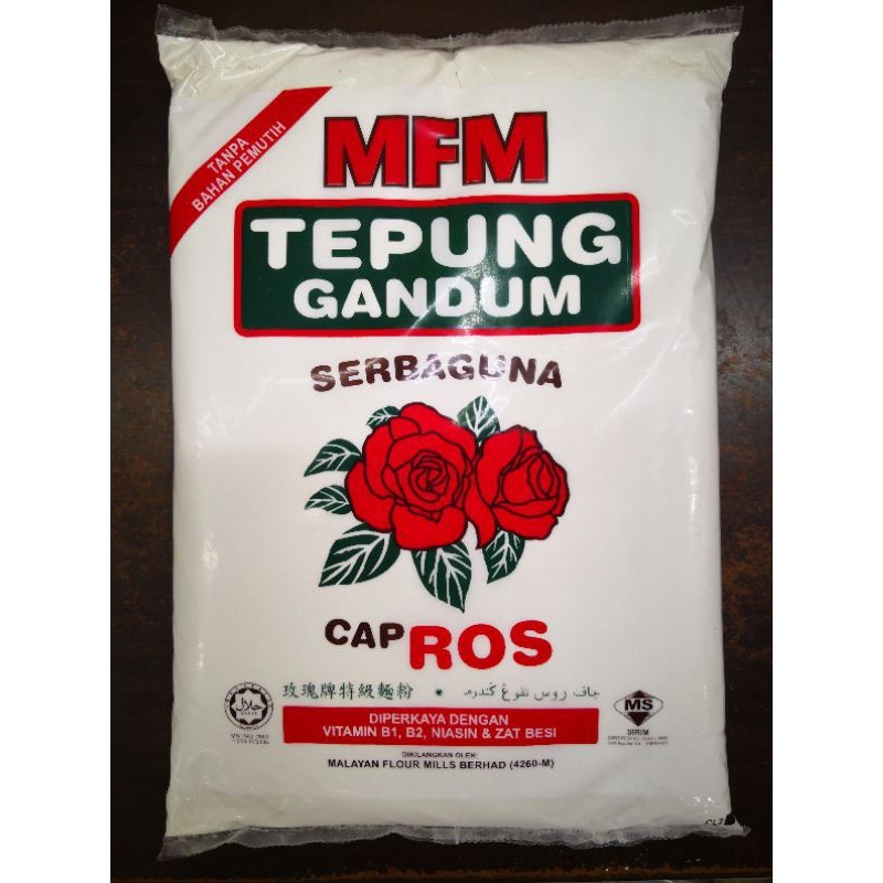 MFM Tepung Gandum Cap Bunga Ros (850g) | Shopee Malaysia