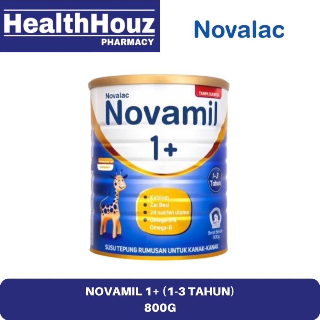 Novalac Novamil 1+ (1-3 Tahun), 800g | Shopee Malaysia