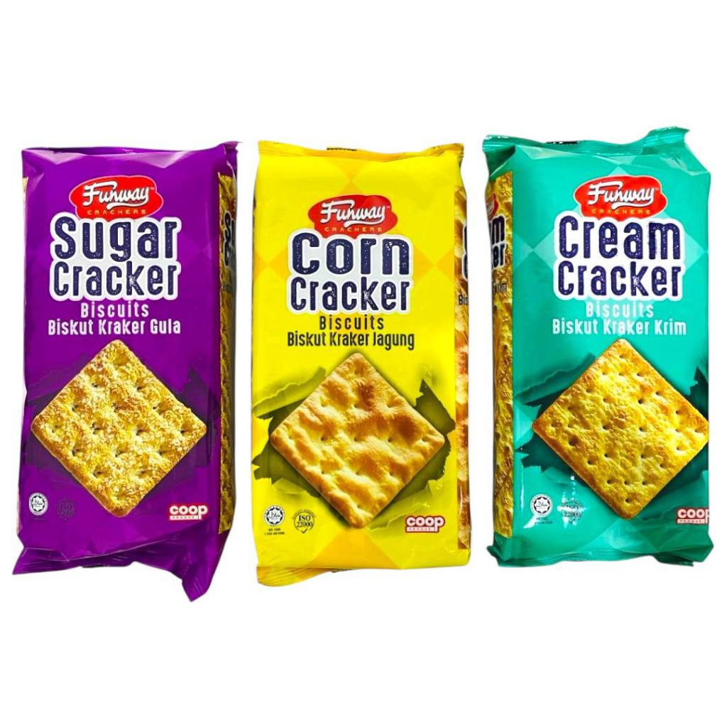 Biskut funway crackers/Halal/cracker biscuits/Funway biskut kraker ...