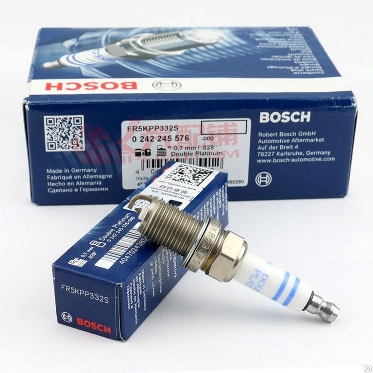 AUDI/VOLKSWAGEN/PORSCHE/SKODA BOSCH DOUBLE PLATINUM SPARK PLUG ...