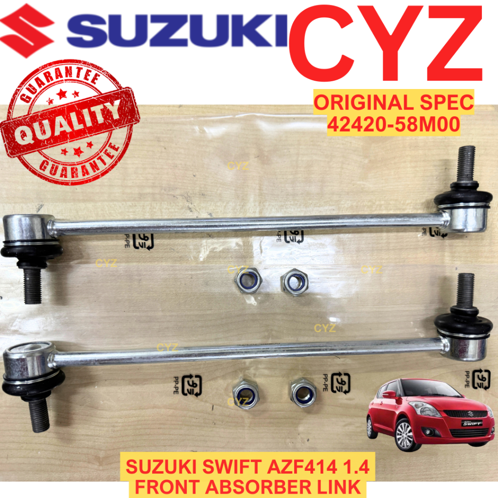 (1 PAIR) Front Absorber Link / Stabilizer Link SUZUKI SWIFT 1.4 AZF414 ...