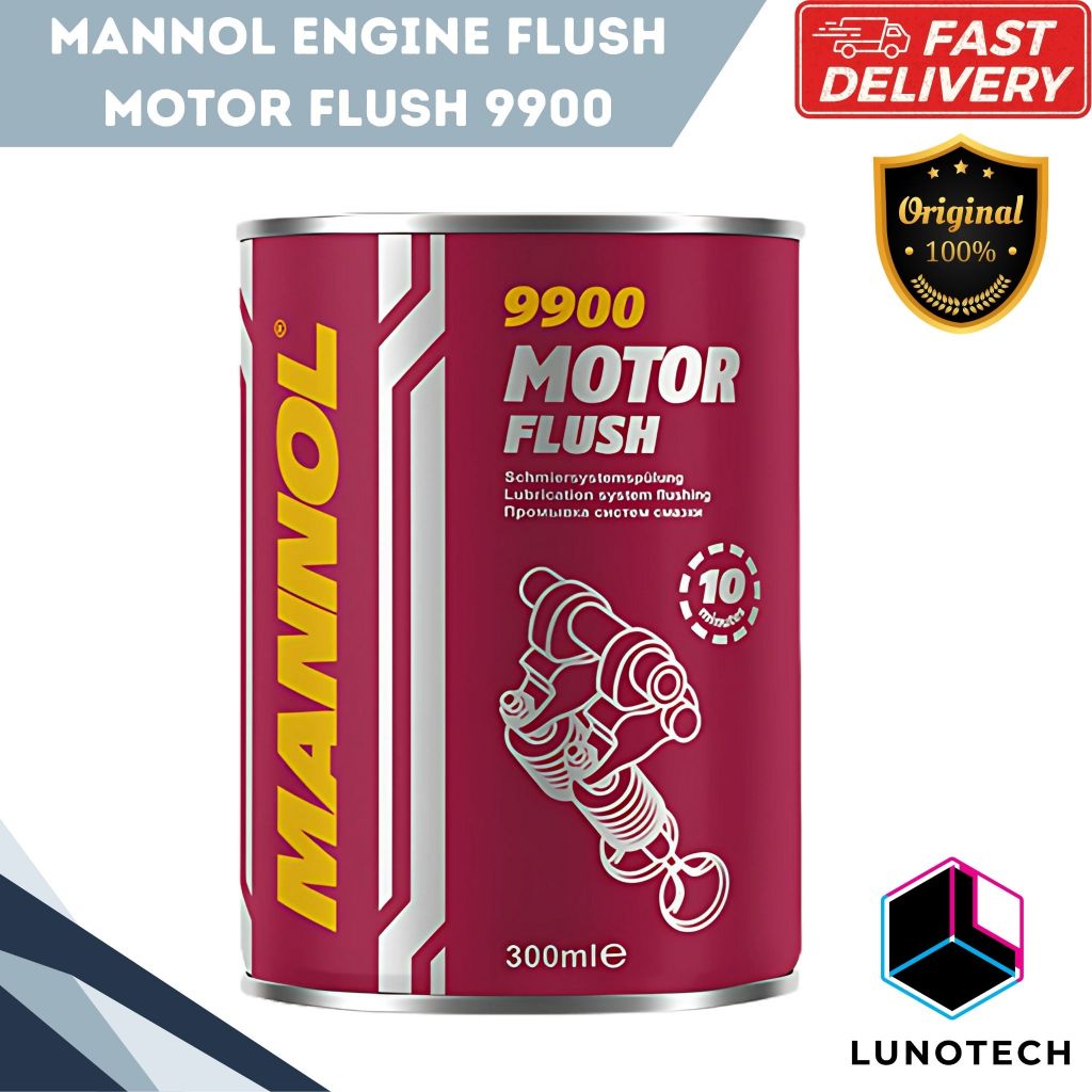 [ORIGINAL] MANNOL Engine Flush 9900 MOTOR FLUSH (300ml) | Shopee Malaysia