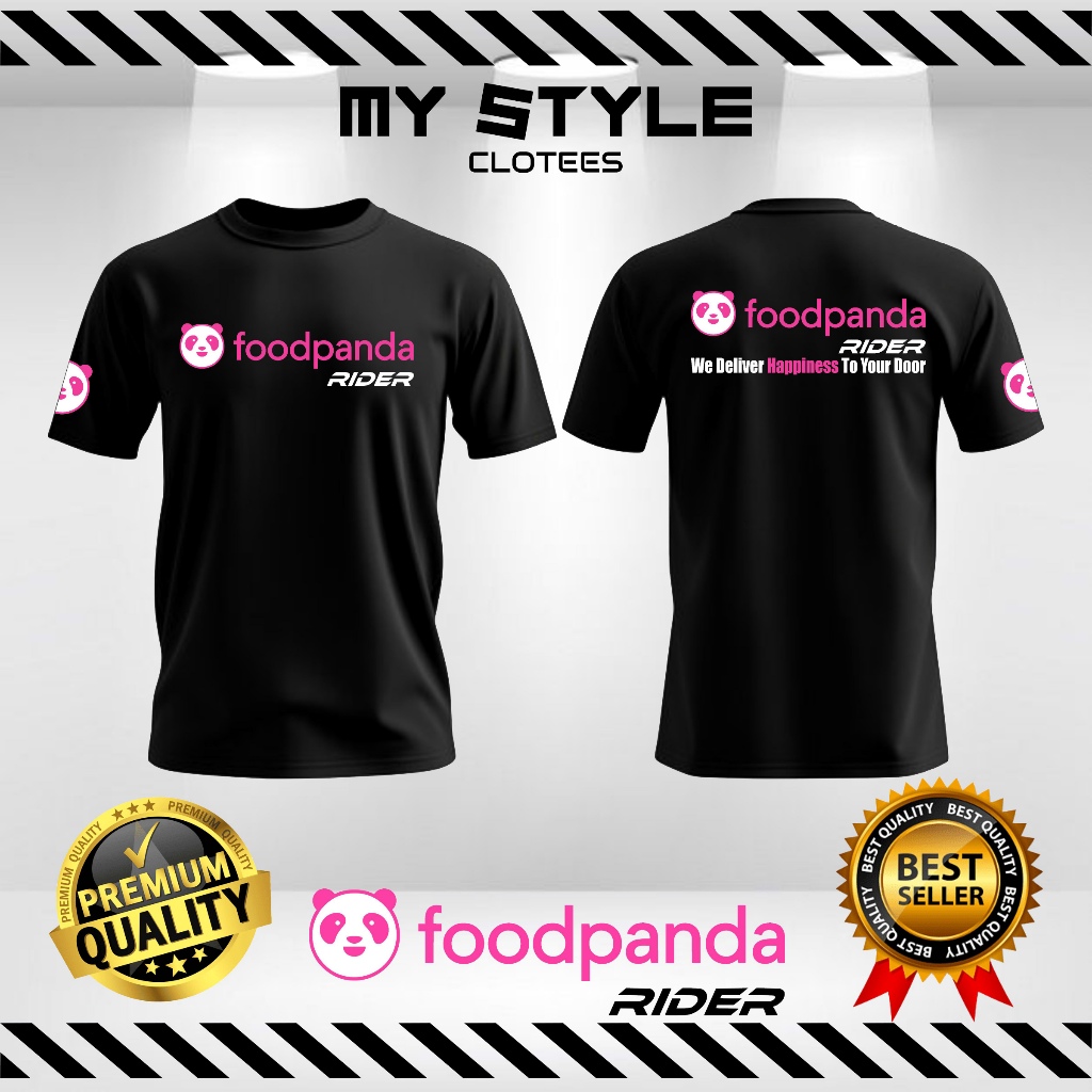 FOODPANDA RIDER Ready Stock Jersey Premium Microfiber/ Baju FOODPANDA ...