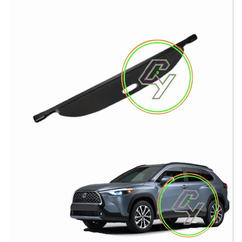 Toyota Corolla Cross Rear Trunk Cargo Close luggage security bonnet ...