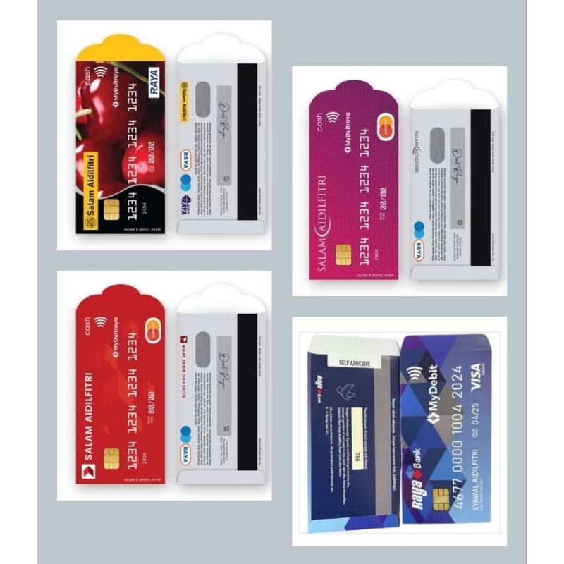 2025 Sampul Raya Duplicate Bank Card 1Pack 10Pcs [24Hours Shipout ...
