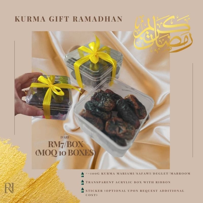 🔥PROMO🔥Ramadhan Kurma Gift Pack/box/sedekah kurma box | Shopee Malaysia