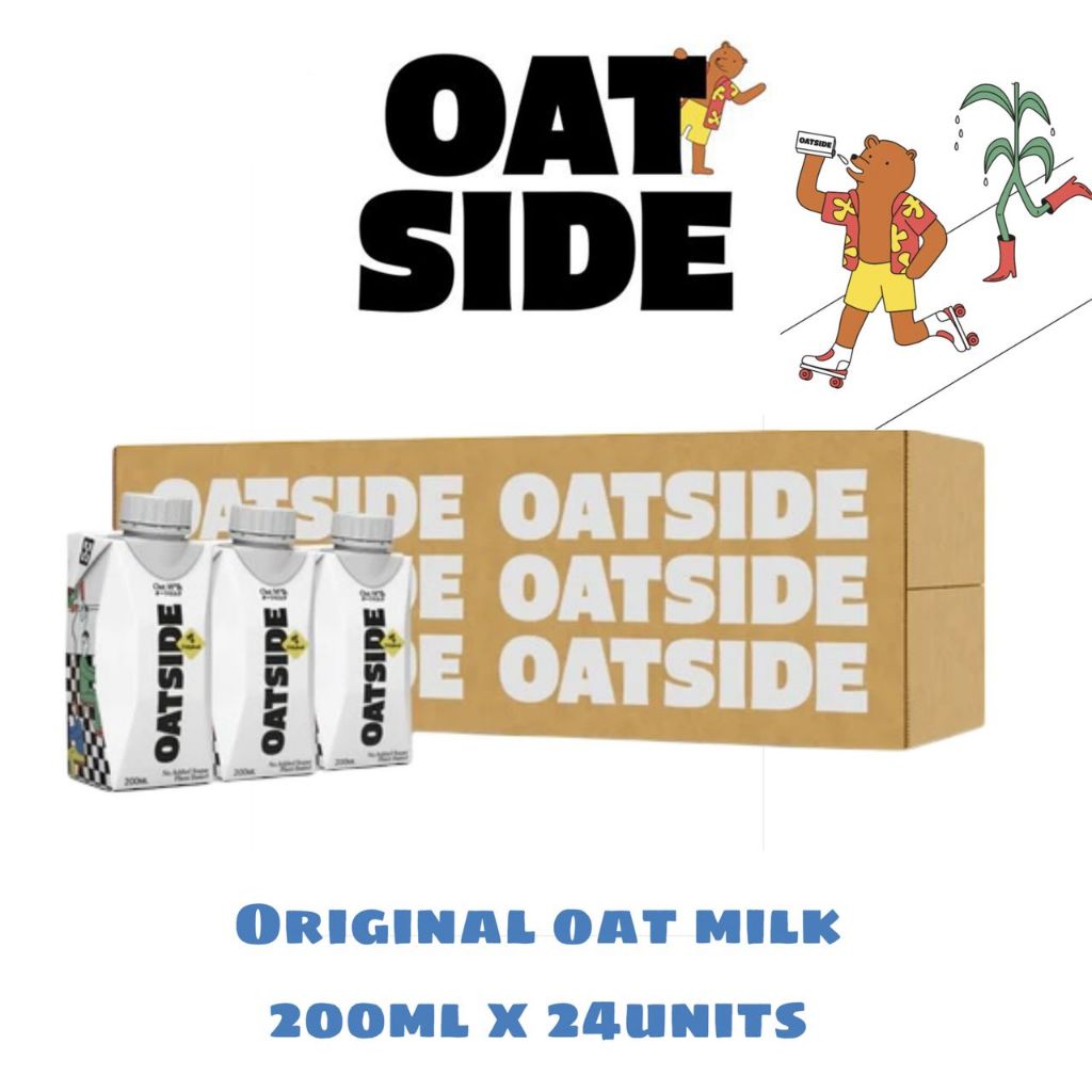 OATSIDE Barista Blend Original Oat Milk 200ml x 24 units (1 Carton ...