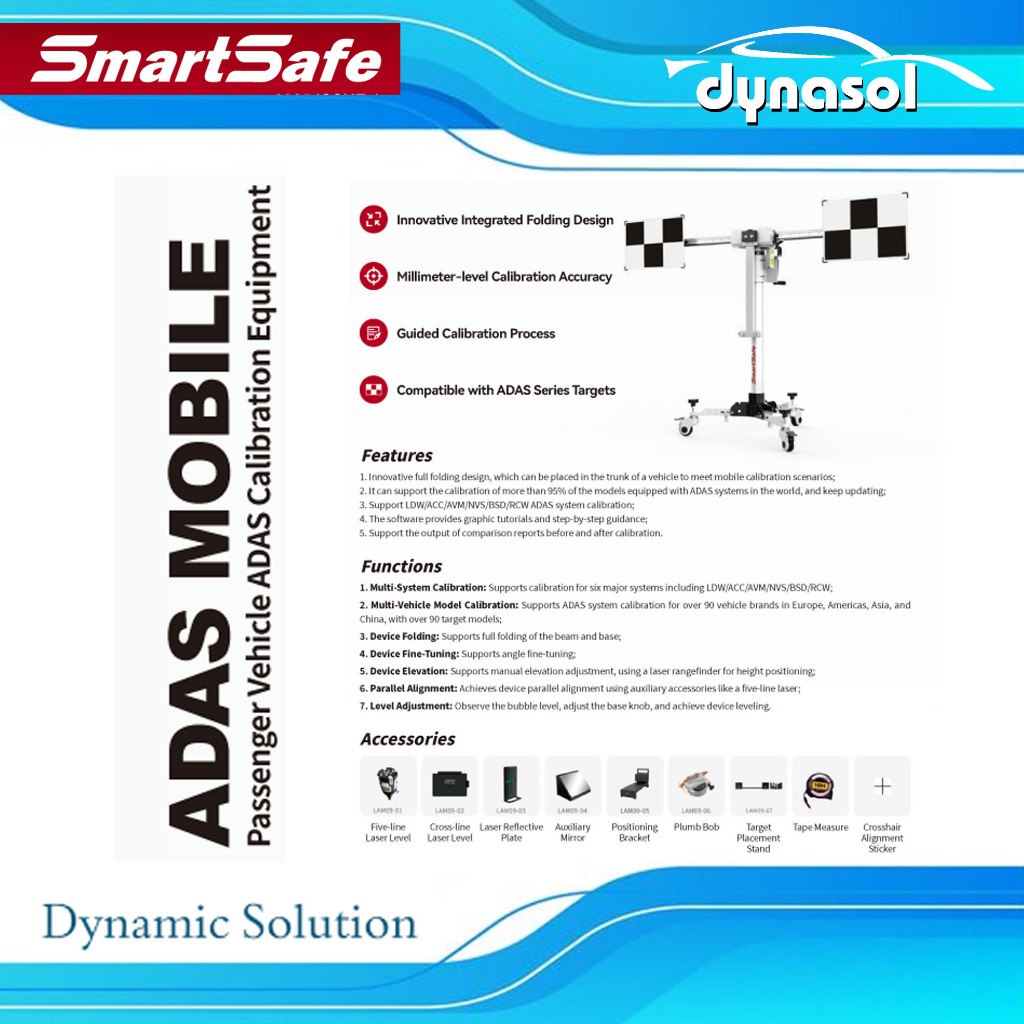 SMARTSAFE ADAS MOBILE Passenger Vehicle ADAS Calibration Equipment ...