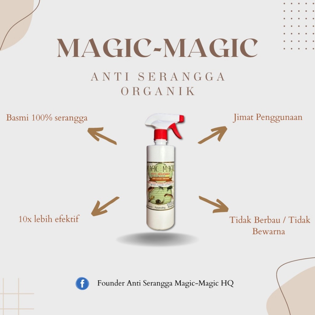 MAGIC MAGIC Anti Serangga ORIGINAL 100%. Spray Magic Magic since 2014 ...