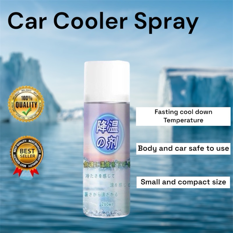 260ml Car Cooler Spray Rapid Cooling Instant Freeze Environment Cooling ...
