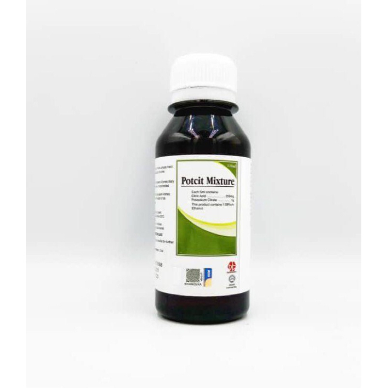 (EXP:05/2025) POTCIT MIXTURE Potassium Citrate untuk Kencing Kotor ...