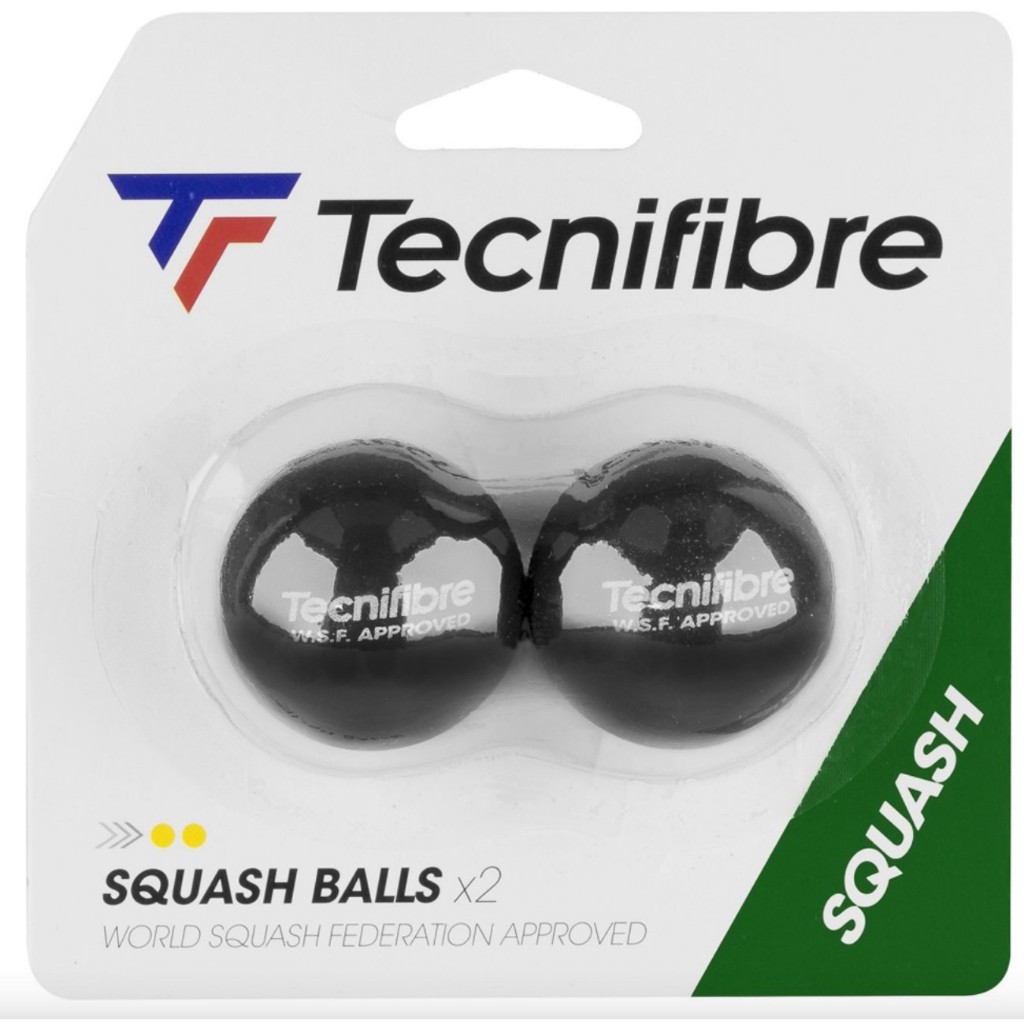 Tecnifibre Double Yellow Dot Squash Balls 2 Balls Pack | Shopee Malaysia