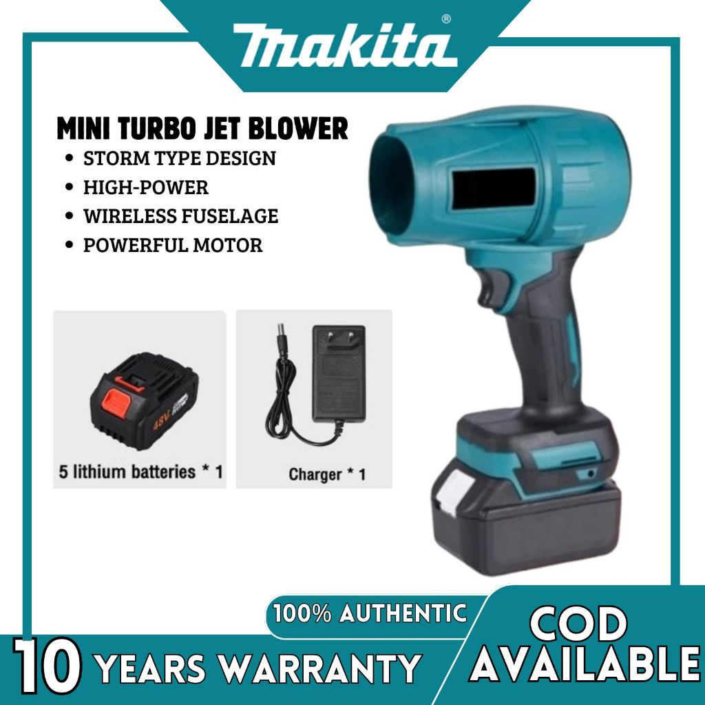 MAKITA Turbo Jet Blower Cordless High-Power Car Dryer & Dust Turbo Fan ...