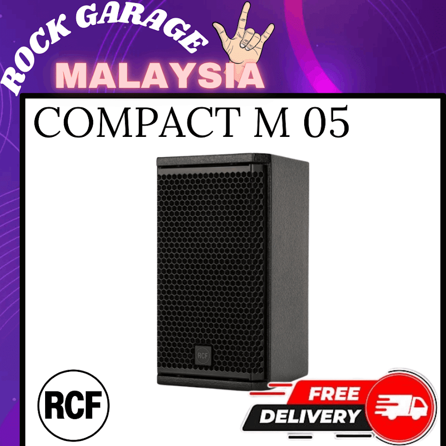 RCF COMPACT M 05 Passive 2-Way Speaker - Black / White ( COMPACTM05 / M05 ) | Shopee Malaysia