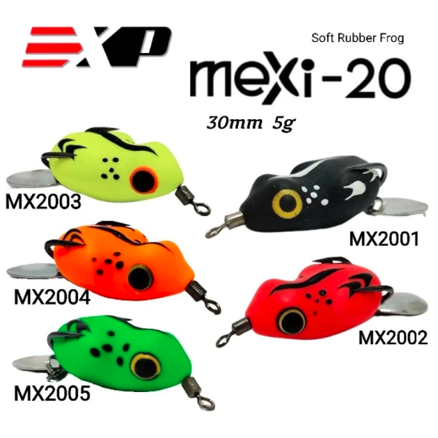 EXP MEXI 20 SOFT RUBBER FROG 30MM/5G | Shopee Malaysia