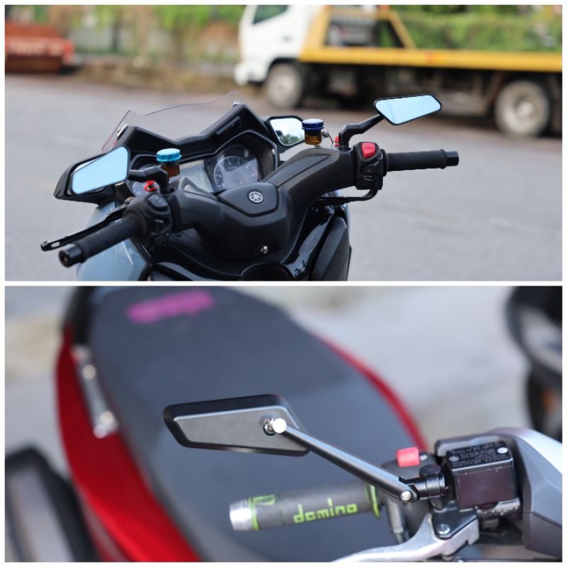 Universal Side Mirror Set (Blue Lens) | Shopee Malaysia