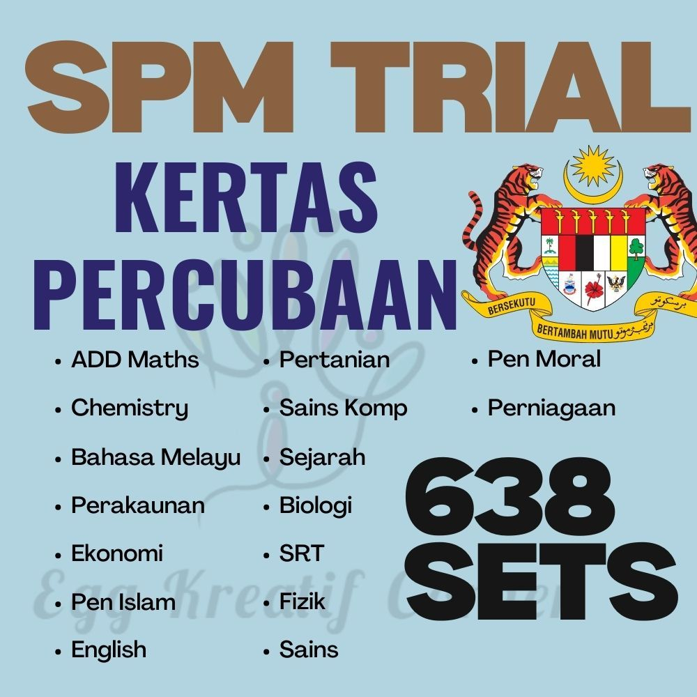 [MAY 2025] SPM Past Year Trial Papers KERTAS Percubaan 1+2 2024/2023 ...