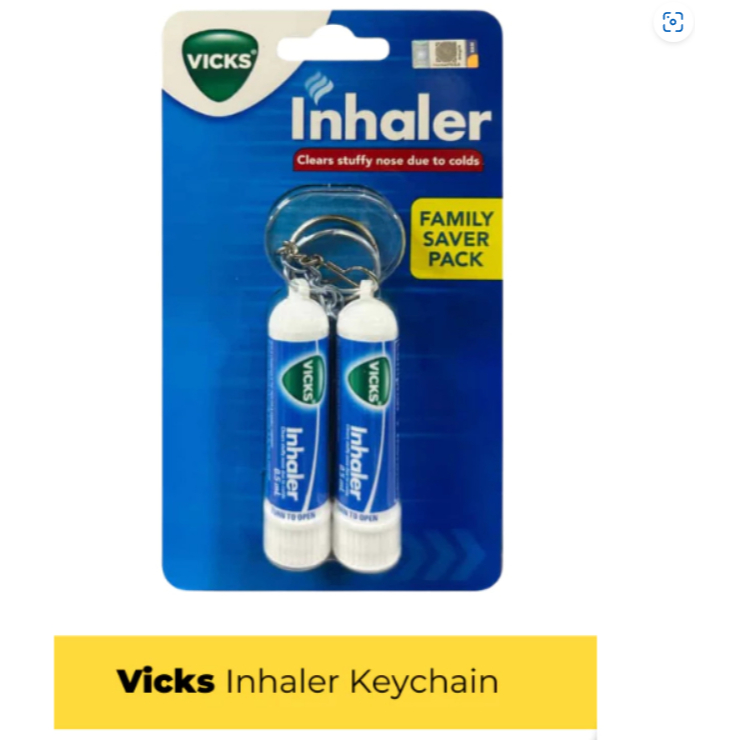 Vicks Inhaler Keychain Twin Pack (2 x 0.5ml) | Shopee Malaysia