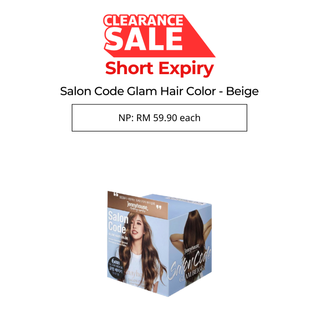 ###Jennyhouse Salon Code Glam Hair Color | Shopee Malaysia