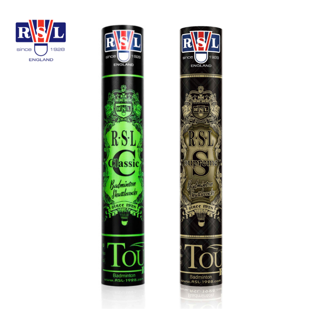 RSL Supreme Classic Tourney Badminton Shuttlecock Bulu Tangkis Speed 77 100% Authentic | Shopee ...