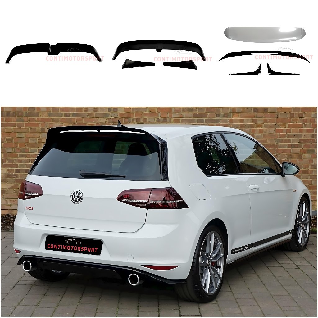 Golf Mk7 7.5 CS OETTINGER GTI SPOILER FITS TSI GTI STYLE REAR WING ...