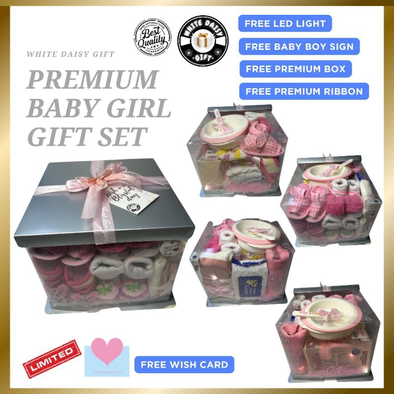 Premium Baby Girl Gift Set | Hadiah Bayi Perempuan | Newborn Baby ...