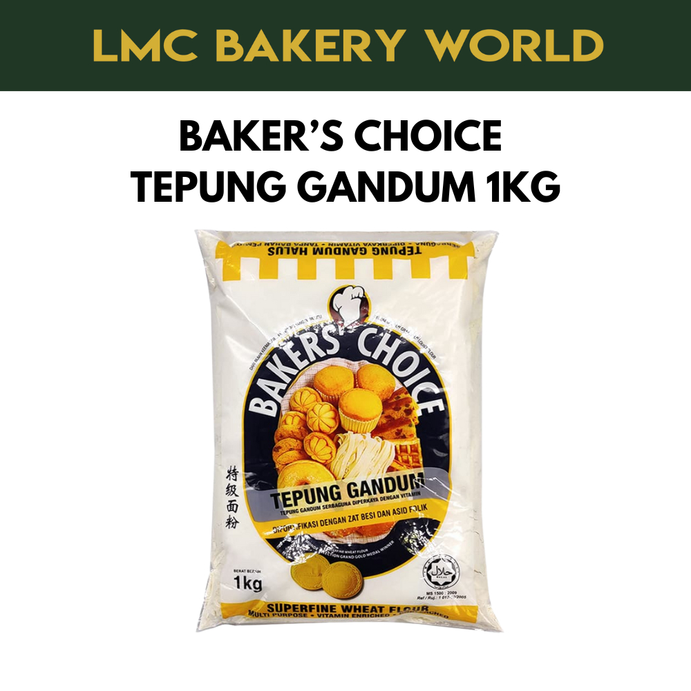 Baker's Choice Wheat Flour / Tepung Gandum - 1kg | Shopee Malaysia