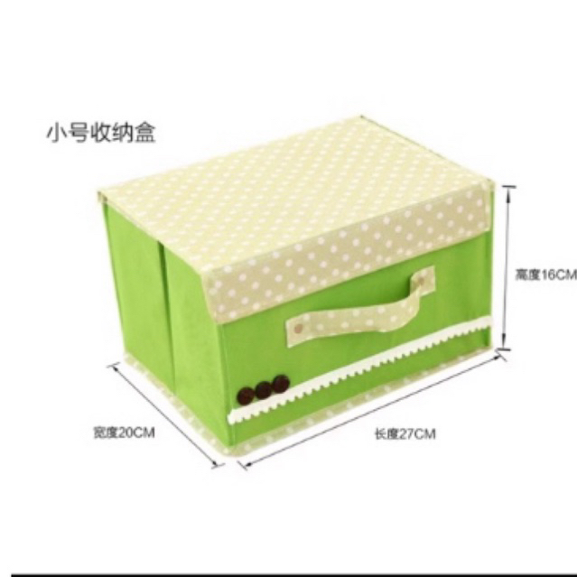 FOLDABLE STORAGE BOX (SMALL) | Shopee Malaysia