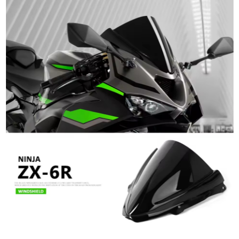 EMS Windshield Kawasaki Modenas NINJA ZX6R 2024-2025 Motorcycle ...