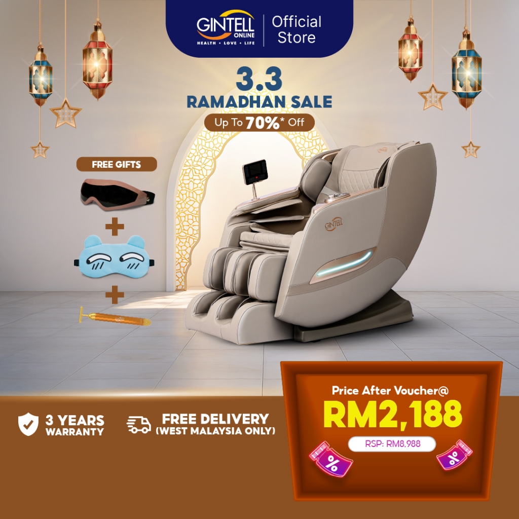 [NEW ARRIVAL] GINTELL A PRO Ai-ViTec Zero Gravity Massage Chair ...