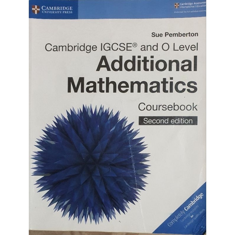 Cambridge IGCSE and O Level Additional Mathematics Coursebook 2nd Edition | Shopee Malaysia