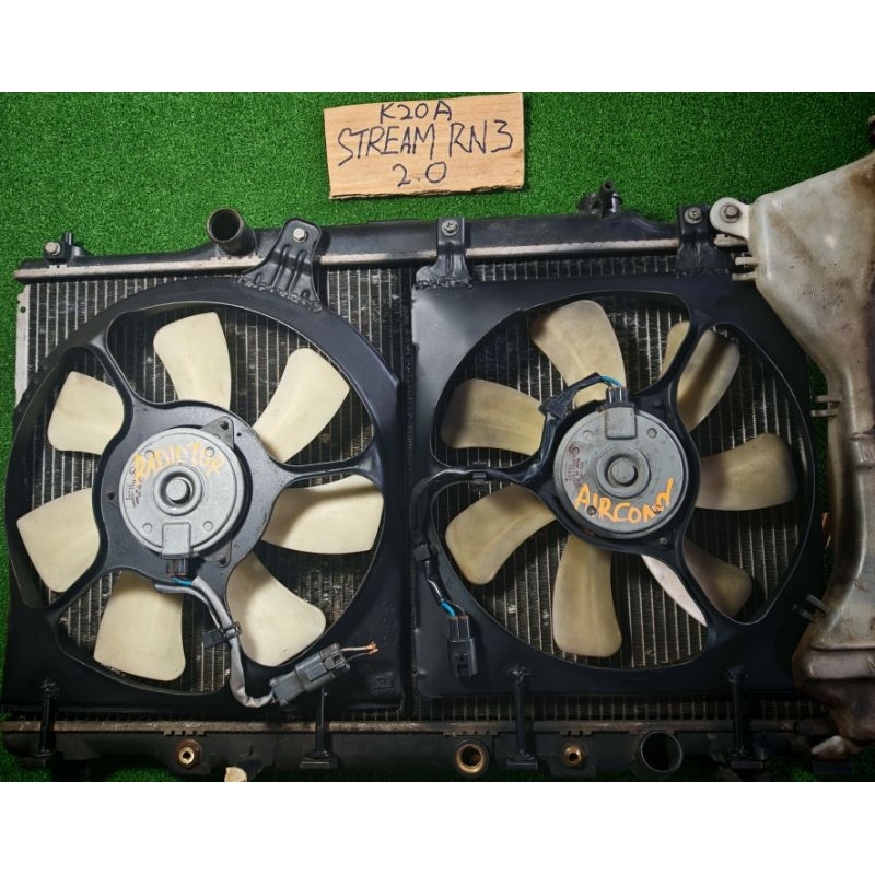 HONDA STREAM RN3 2.0 HIGH SPEED RADIATOR FAN & AIRCOND FAN | Shopee ...