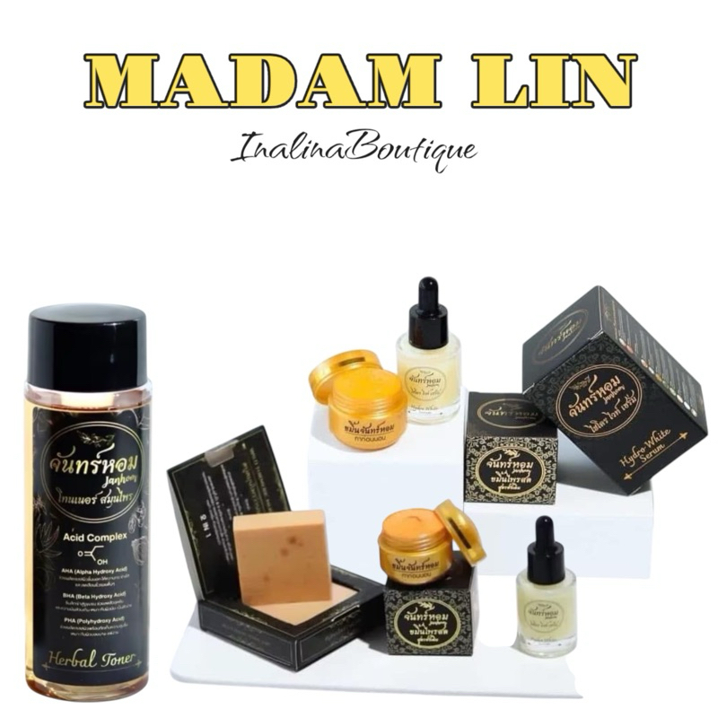 MADAM LIN SKINCARE ORIGINAL HQ KRIM KUNYIT/SERUM/KRIM SARAI/GINSENG ...