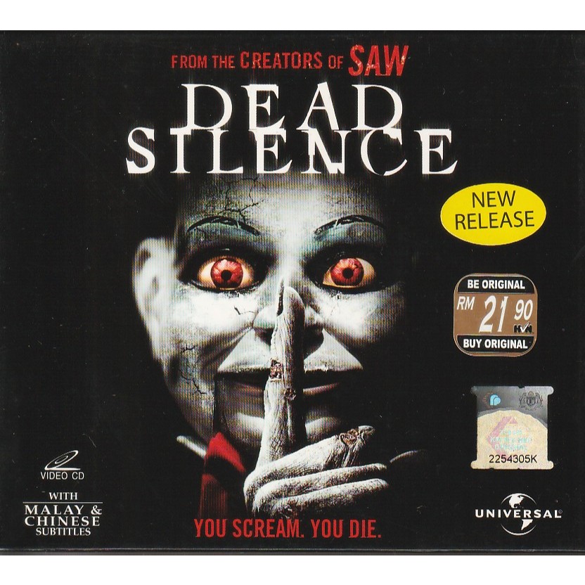 VCD DEAD SILENCE ( ORIGINAL VCD ) | Shopee Malaysia