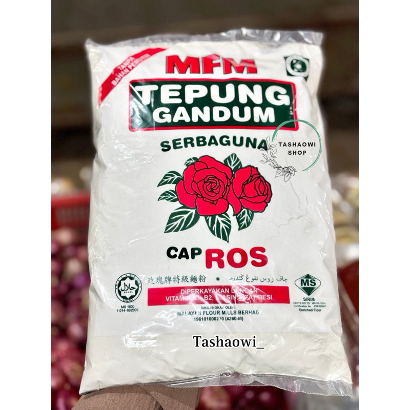 🔥Ready stock 🔥3 Pack Tepung Gandum Cap Rose | Shopee Malaysia