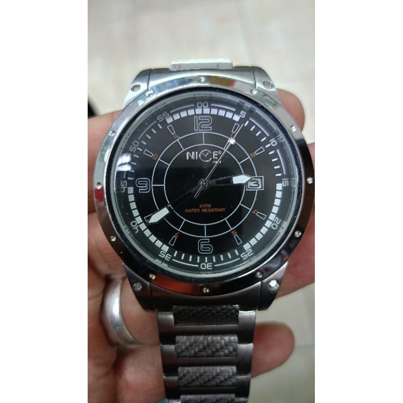 NEW NICE ITALY MODERN SHAPE STAINLESS STEEL QUARTZ MEN WATCH | Shopee ...