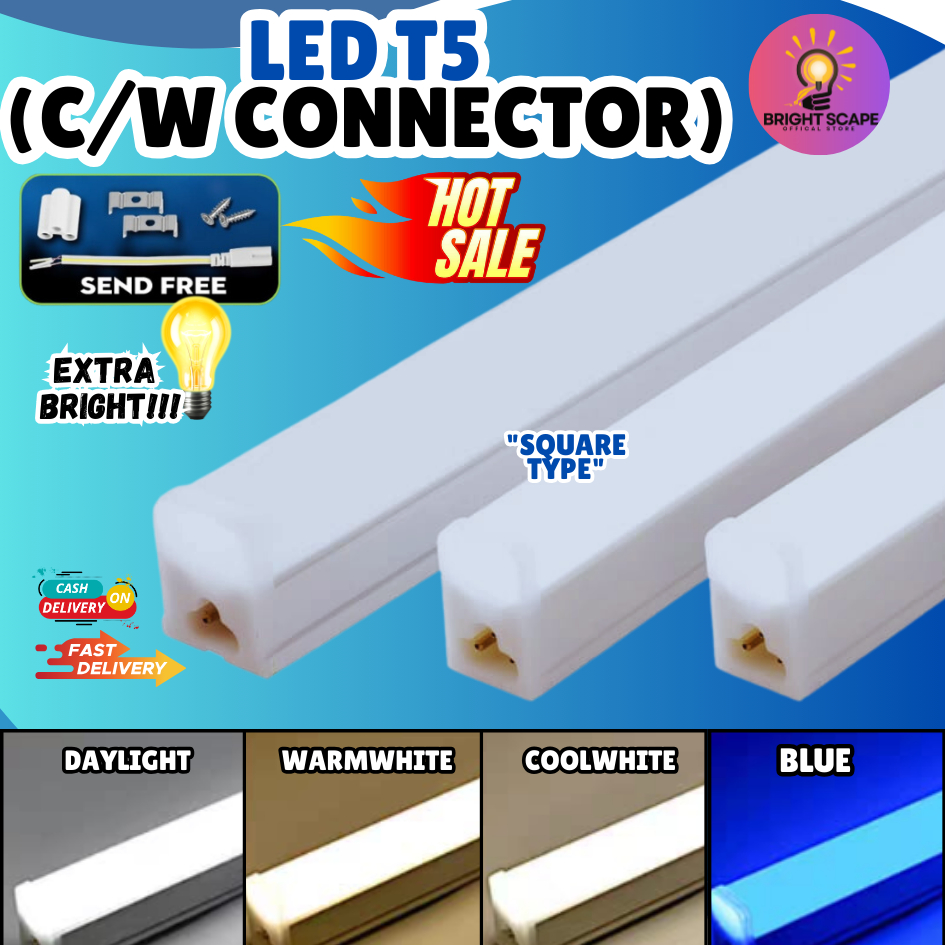 🔥HOT🔥SUPER BRIGHT🔥 LED T5 Tube SET 1ft 2ft 3ft 4ft Long Tube Ceiling ...
