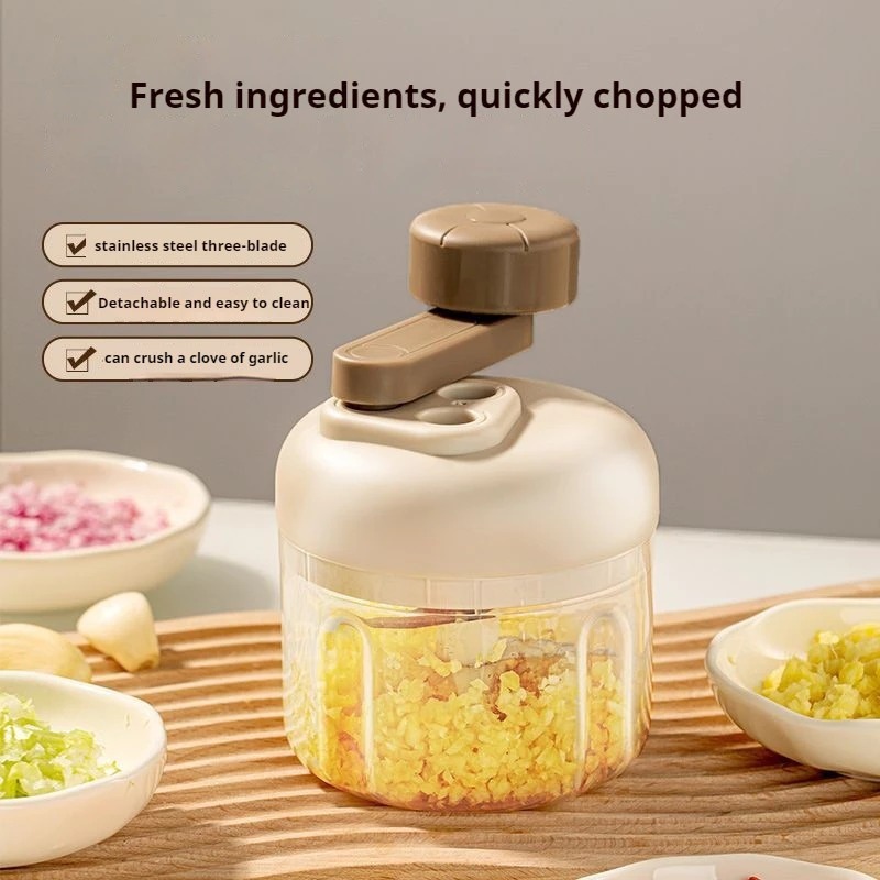 Manual Mini Blender Vegetable Garlic Chopper Portable Blender Manual ...