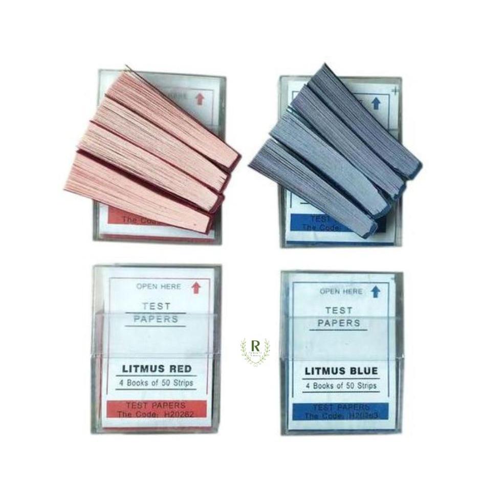 Litmus Paper Test Papers Kertas Litmus (Red & Blue) (1Book 50pcs) PH ...