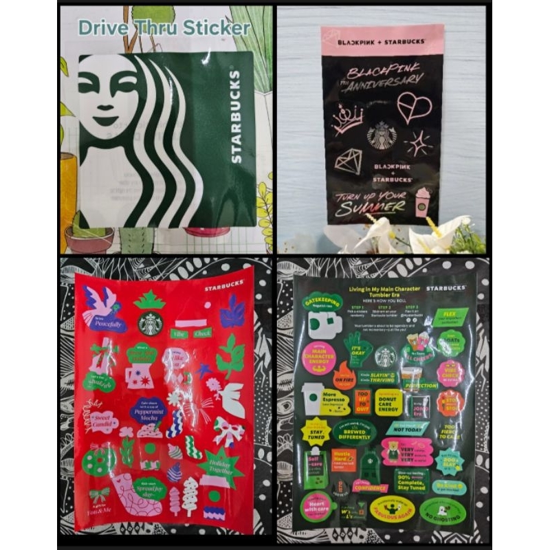 Starbucks Drive Thru Car Sticker & Bumper Sticker & Cute Sticker ...