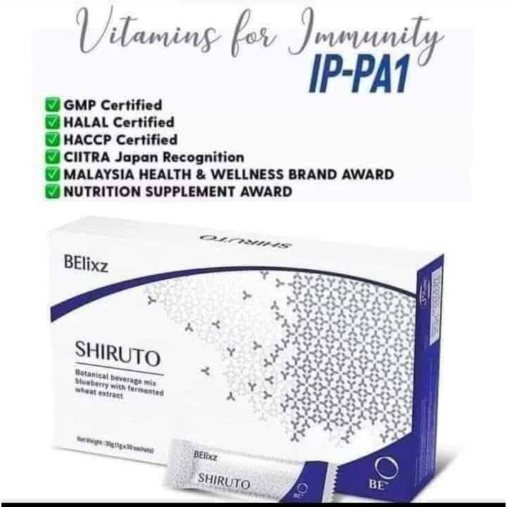 🔥Ready stock🔥BE Shiruto 100% Original (1g*30sachets/box) EXP 2026 ...