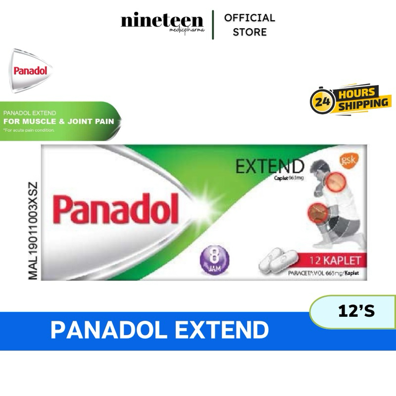 PANADOL EXTEND (12’s/Box) - For Muscle & Joint Pain | Shopee Malaysia