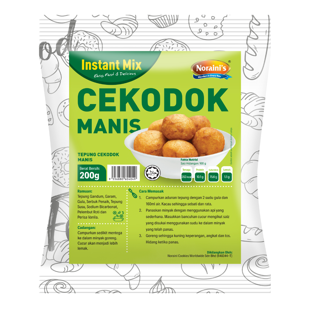 NORAINI'S INSTANT MIX CEKODOK MANIS 200G | Shopee Malaysia
