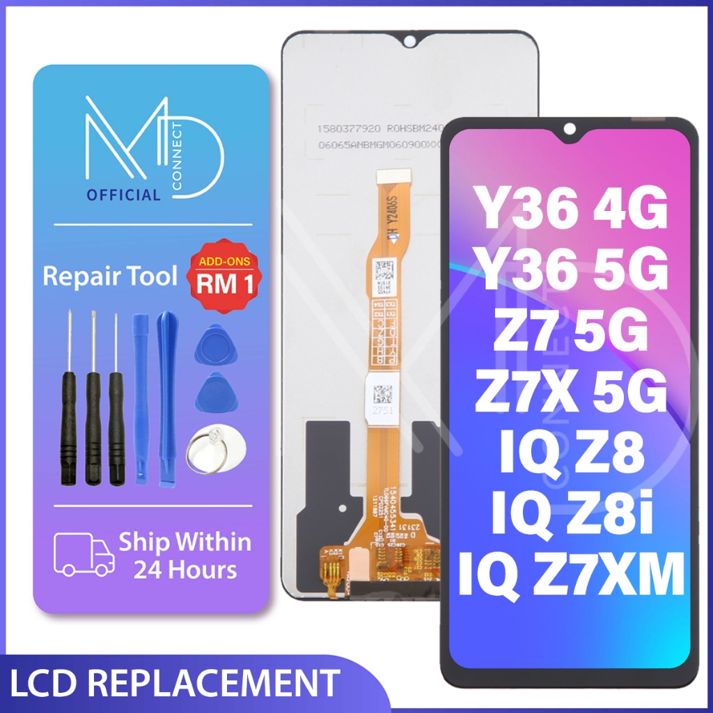 Lcd For Vivo Y36 / Iqoo Z7 5G V2270A / Z7X 5G V2272A / Z8 / Z8I / Z7Xm (With Touch Screen ...