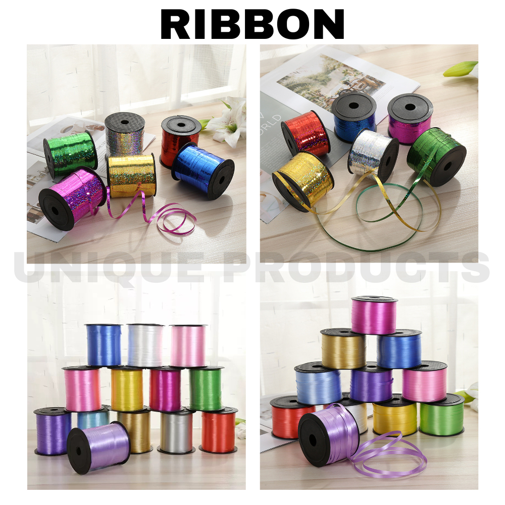 1 Pc Color Laser Ribbon Foil Balloon Accessories DIY Party Decorations ...