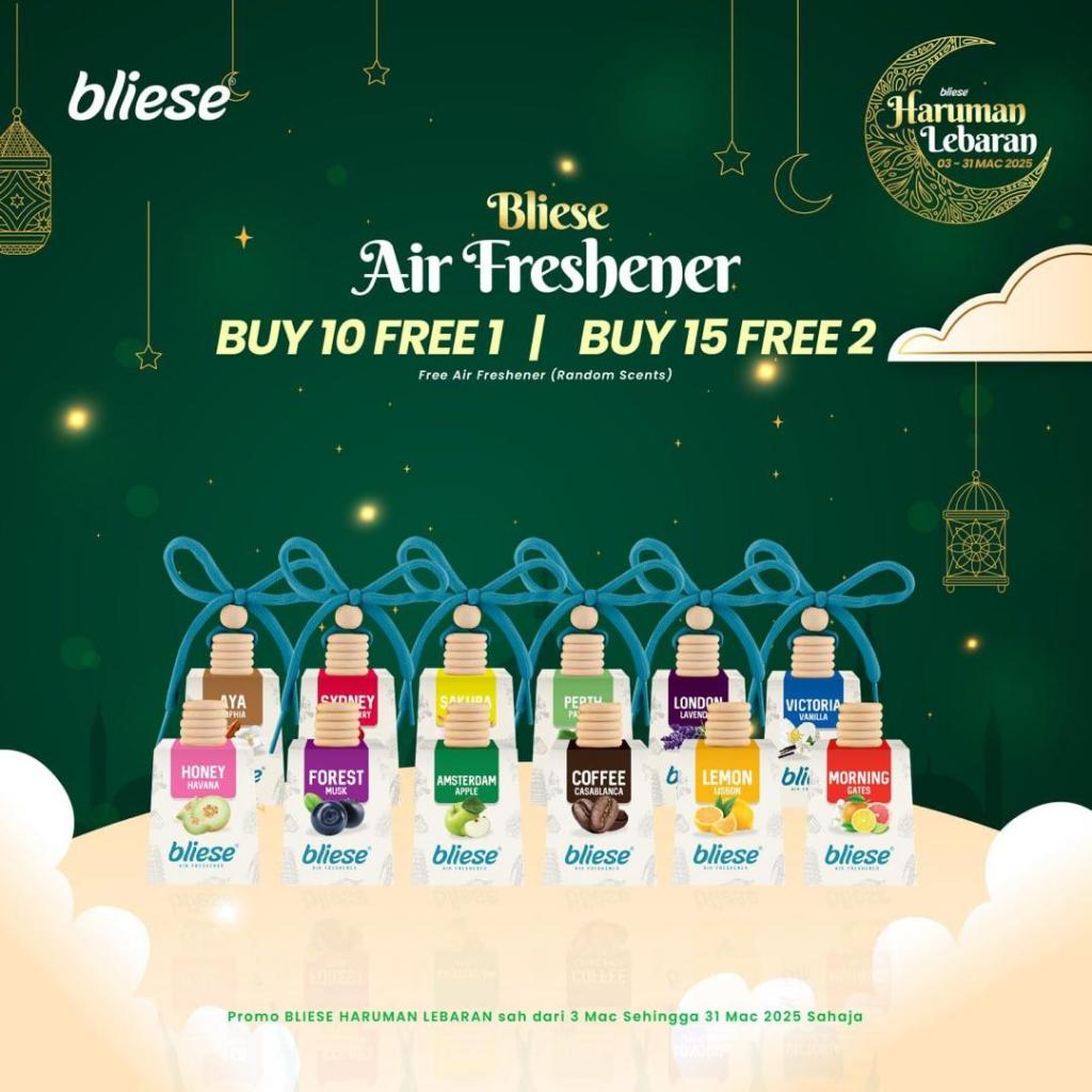 UNCLE FOO (READY STOCK) bliese air freshener 15 jenis haruman Pewangi ...