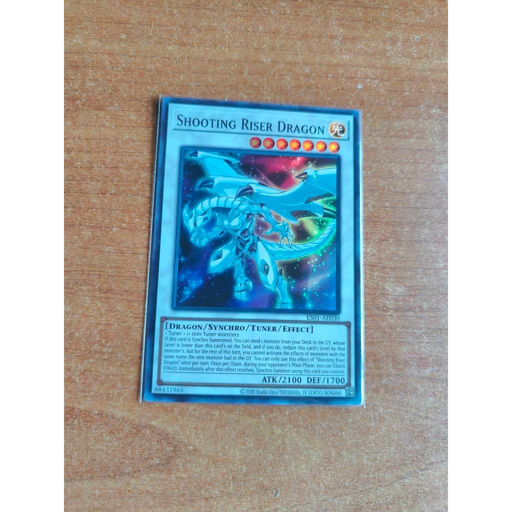 Yugioh: ES01-AE030 Shooting Riser Dragon (SR/SCR/QSCR) | Shopee Malaysia