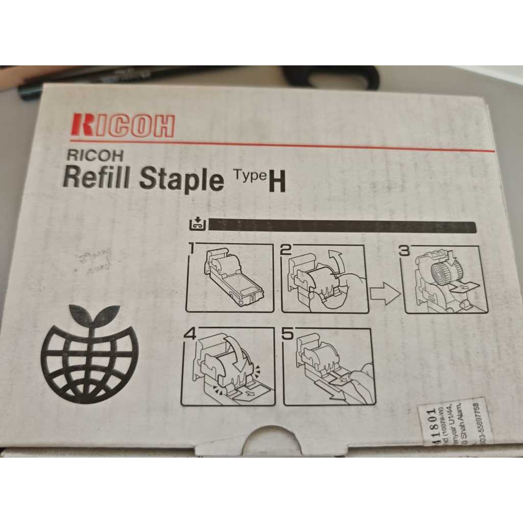 Ricoh Stapler Refill Type H Original (2cart) | Shopee Malaysia