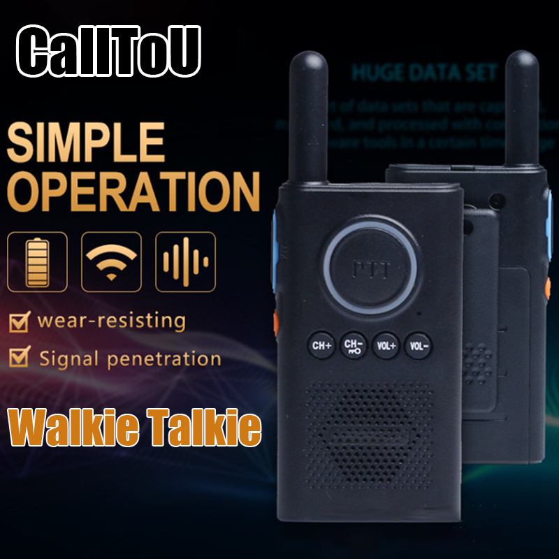 CallToU 2-piece set Walkie Talkie Long Range strong signal 5KM earphone ...